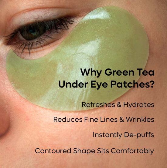 Buy Green Tea Under Eye Patches | mCaffeine – mCaffeine