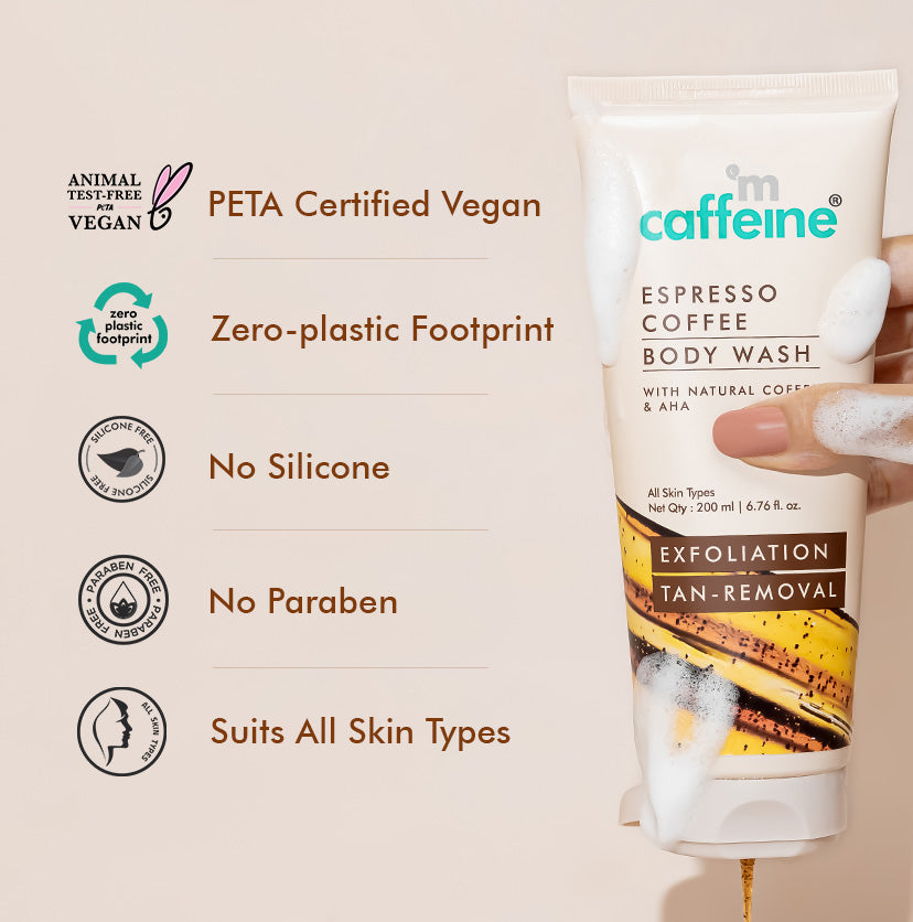 Espresso Coffee Body Wash - 200 ml – mCaffeine