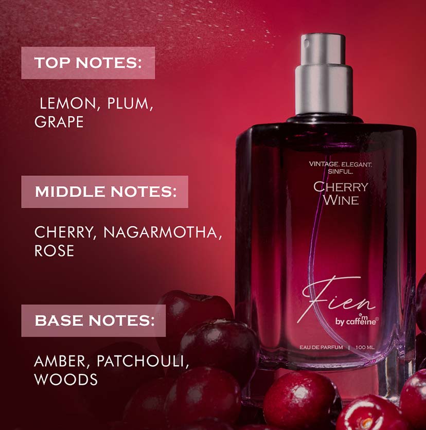 Cherry Wine Perfume for Women - Citrus Sweet - 100ml – mCaffeine