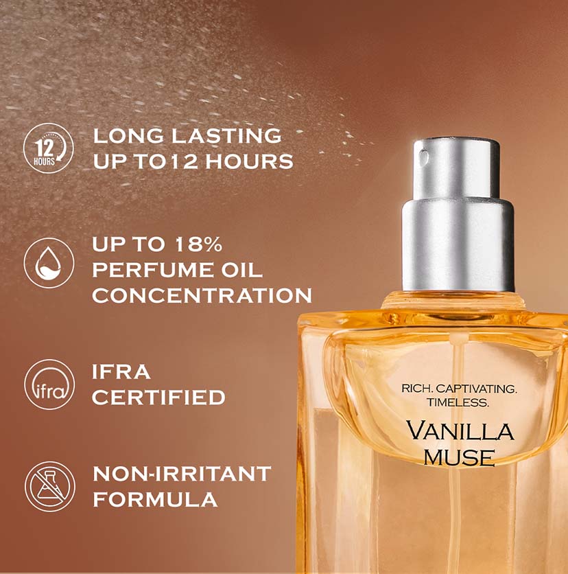 Vanilla Muse Perfume for Women - Sweet Vanilla - 100ml – mCaffeine