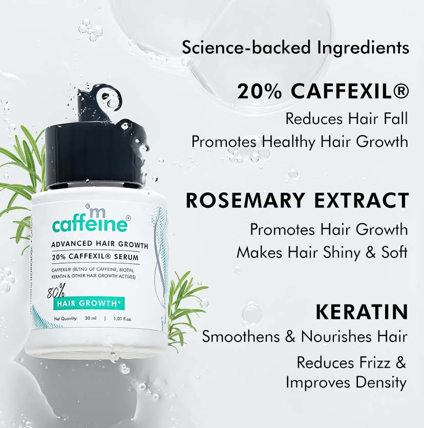 Advanced Hair Growth 20% Caffexil® Hair Serum with Rosemary-30 ML ...